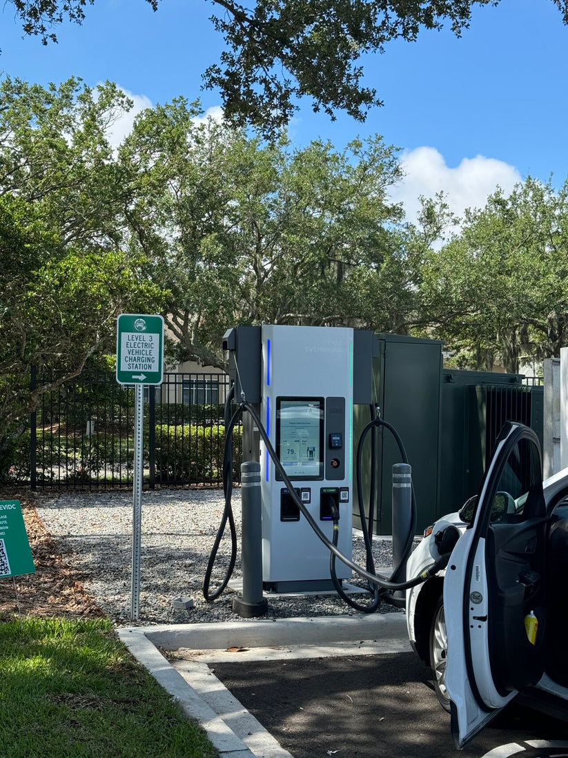 EVSIS 100kW DC Fast Charger Level 3 Charging Station with 24" Large Sc ...