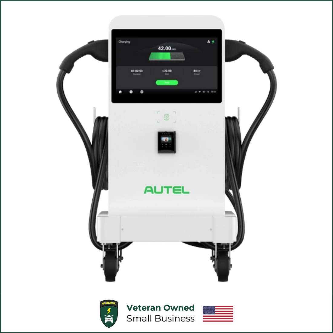 Autel MaxiCharger 3 Phase DC Compact Mobile Portable 40kw Fast Charger ...