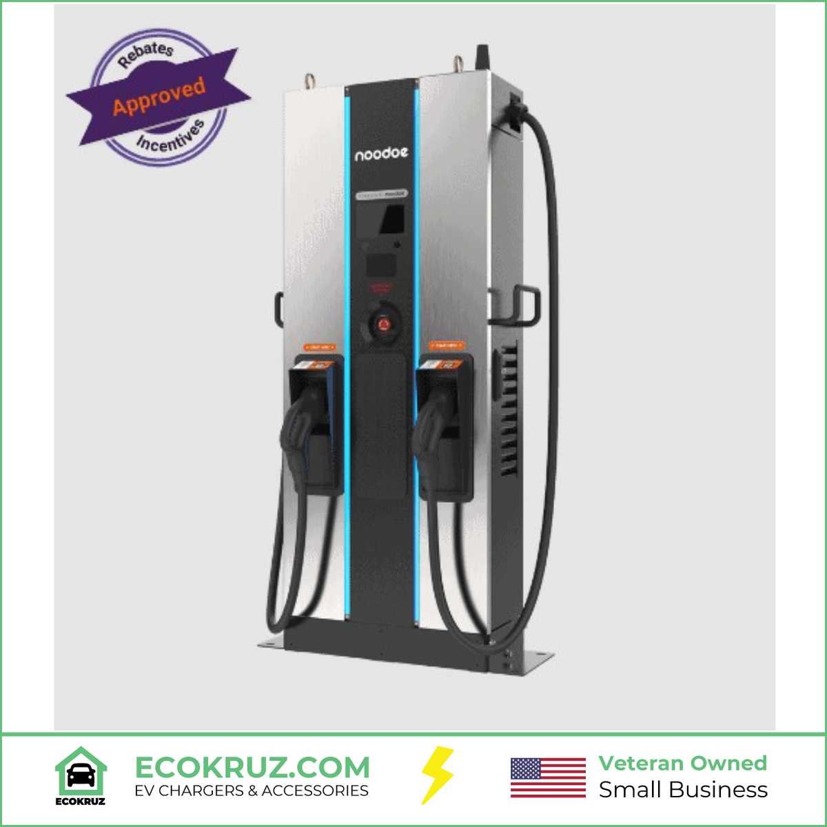 Noodoe DC60P 60kW Level 3 DC Fast Charger Commercial Charging Station ...
